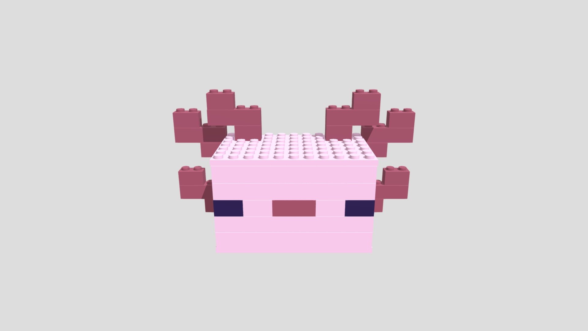 Lego+ Axolotl - 3D model by Jayanvpatel01 [8313870] - Sketchfab