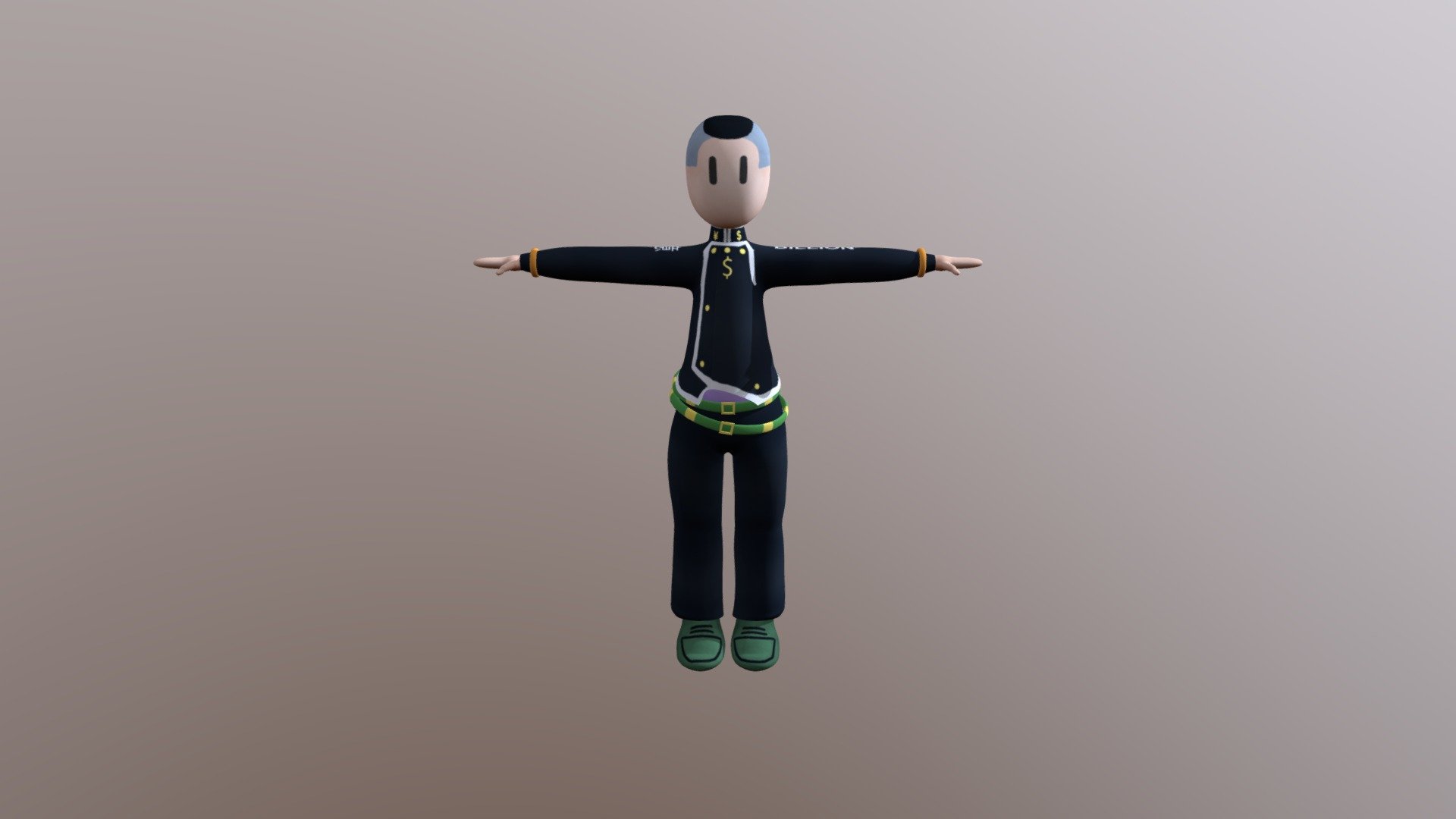 Okuyasu ("G Man") - 3D model by dbourass [8313a1b] - Sketchfab