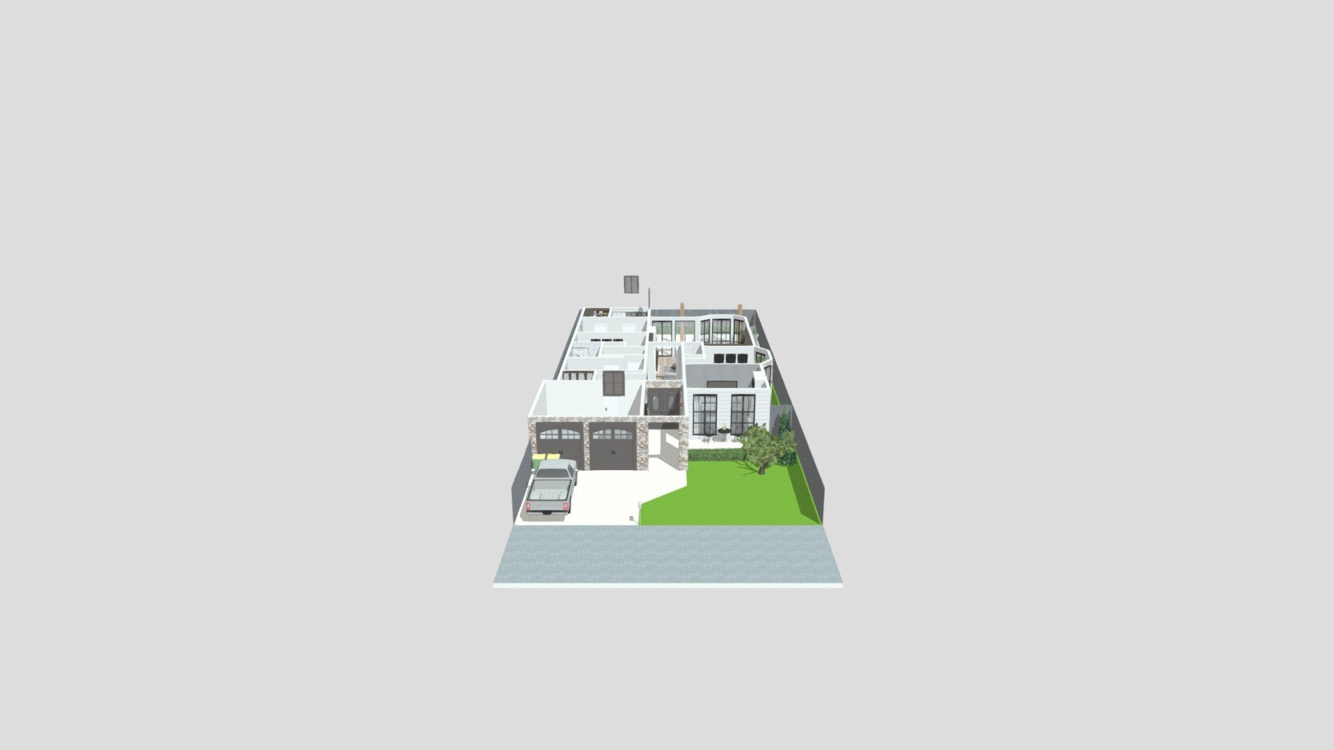 90s Reno with Extra High Ceilings after reno - Download Free 3D model ...