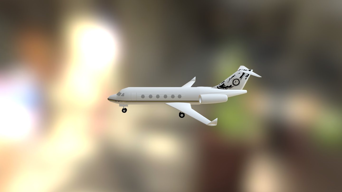 Exterior Private Jet - 3D model by EagleWings [831623c] - Sketchfab
