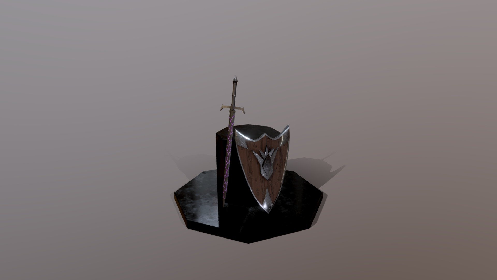 SwordDisplayScene - 3D model by EwanHoad [8316ce8] - Sketchfab