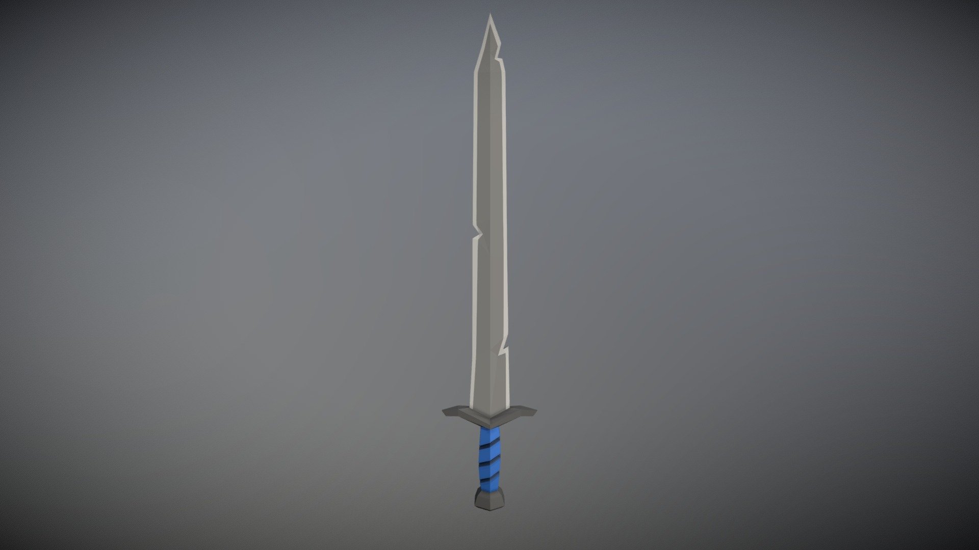 Low Poly Longsword - 3D model by Mitch Cheshire (@meshii) [83176a1 ...
