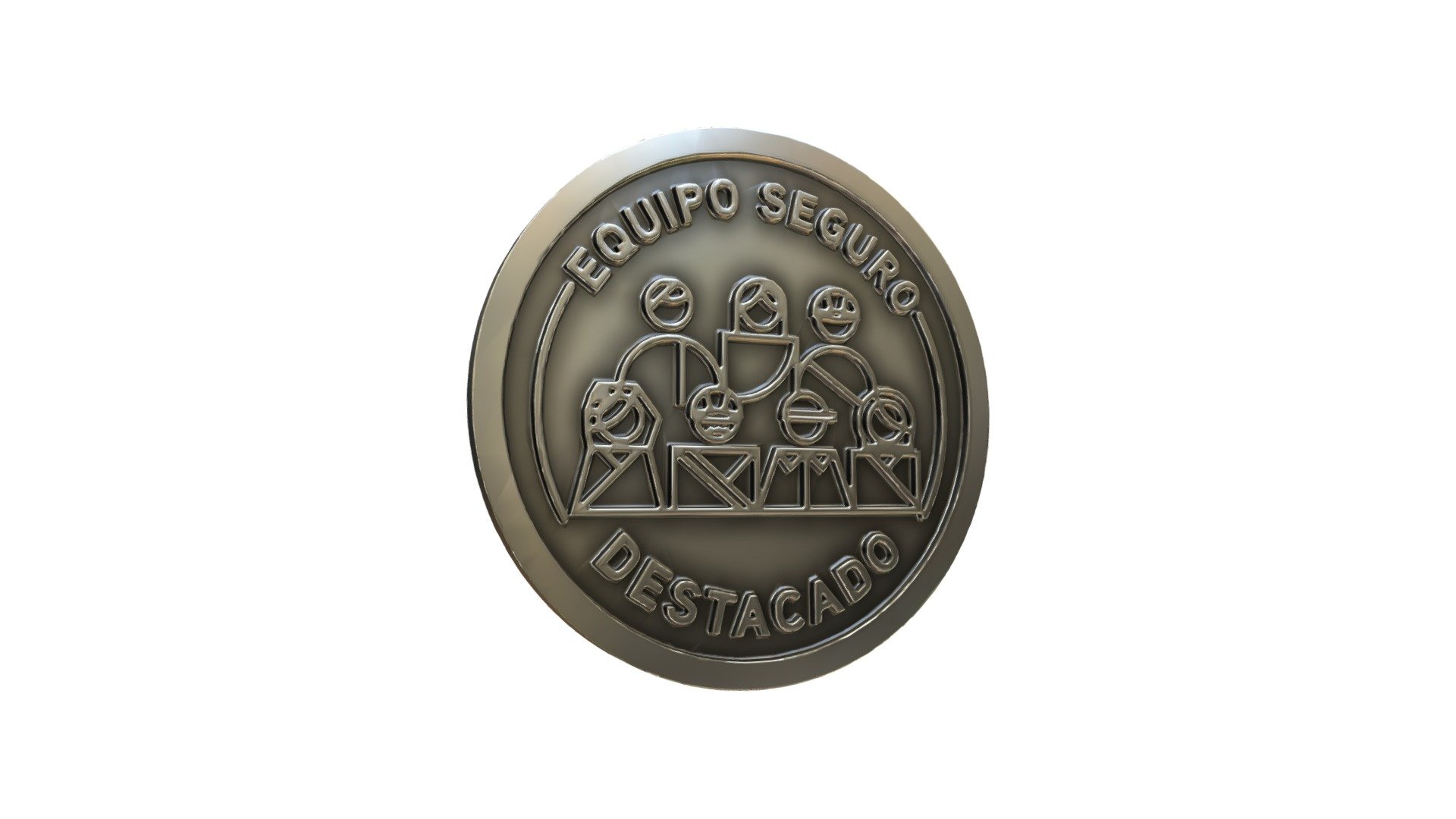 Pin Equipo Seguro - Download Free 3D model by 0000 (@rubinstein3d ...