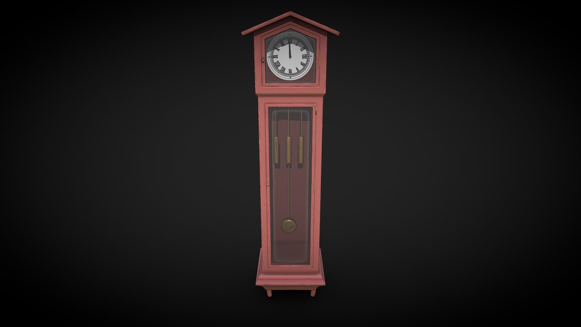 Grandfather Clock - Download Free 3D model by Jonathan_Kodaday ...