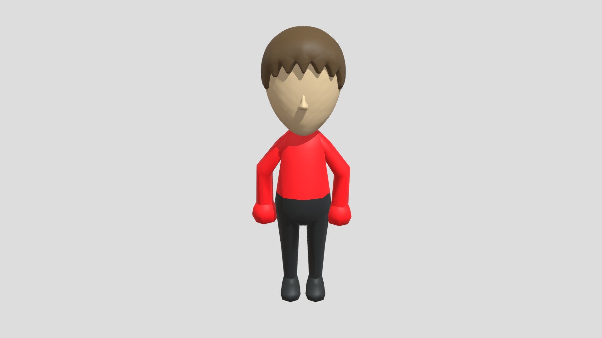 Mii - Download Free 3D model by mvanvolkinburg [8319bb9] - Sketchfab