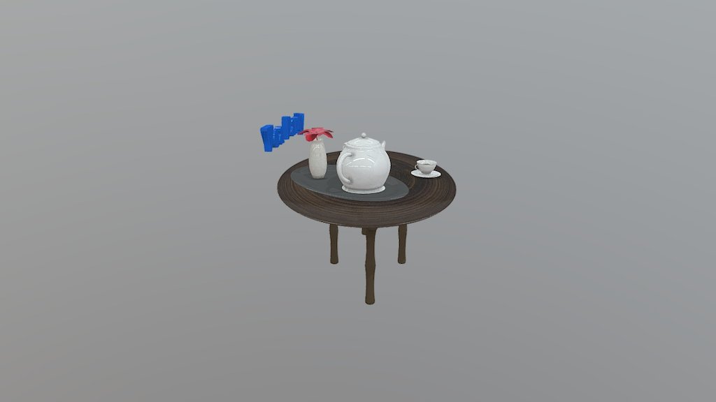 Tea Party - 3D model by Monshter [831d096] - Sketchfab