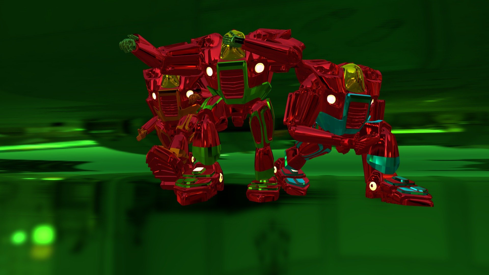 Mech Test scene - 3D model by DBY-DELL (@papero400) [831da08] - Sketchfab