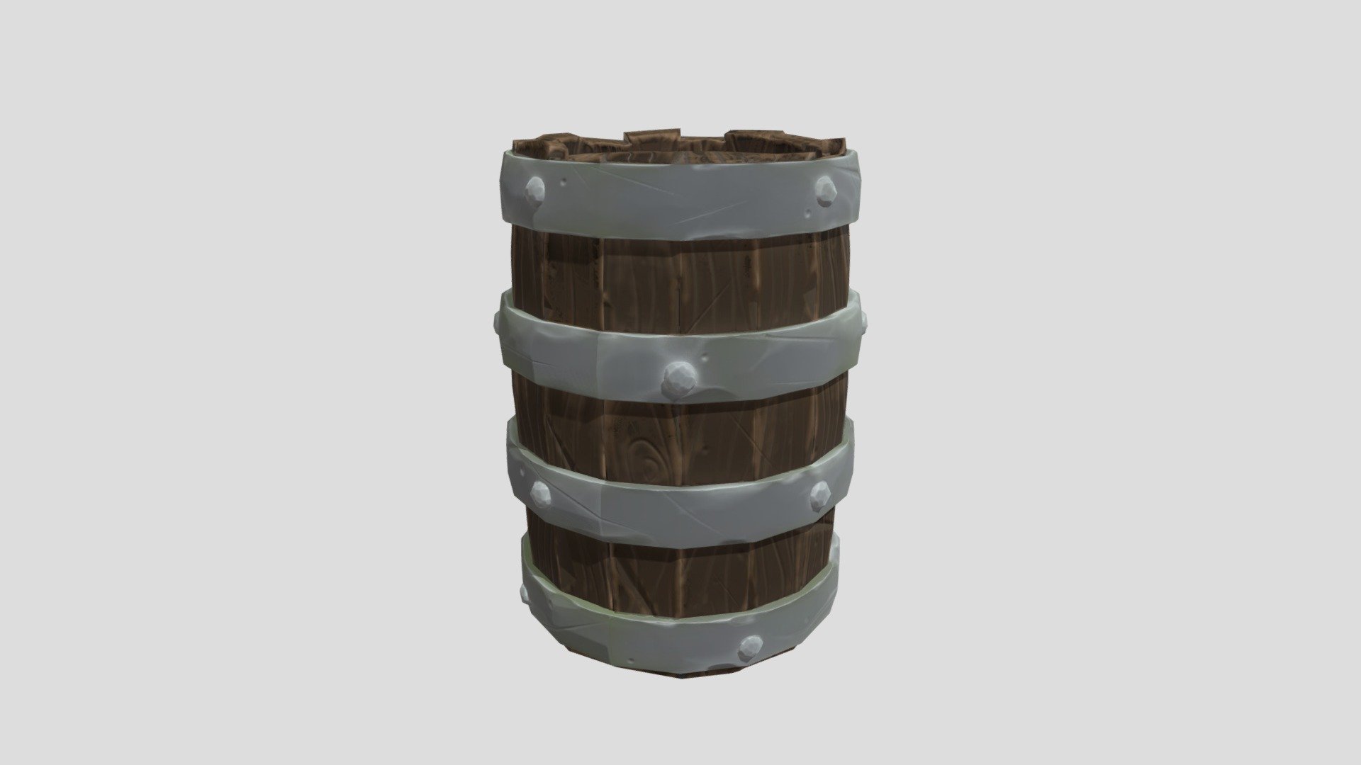 Stylized Barrel 1 - 3D model by hfalasco3d [8320084] - Sketchfab