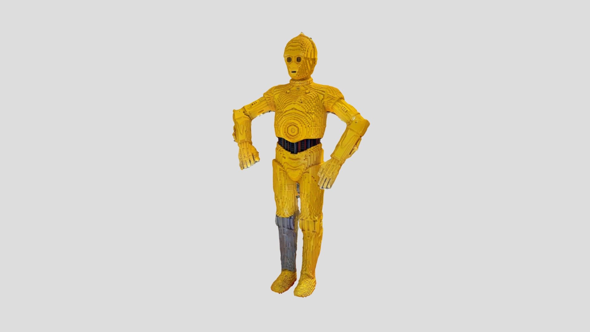 Lego Threepio - Buy Royalty Free 3D model by Andy Winter ...