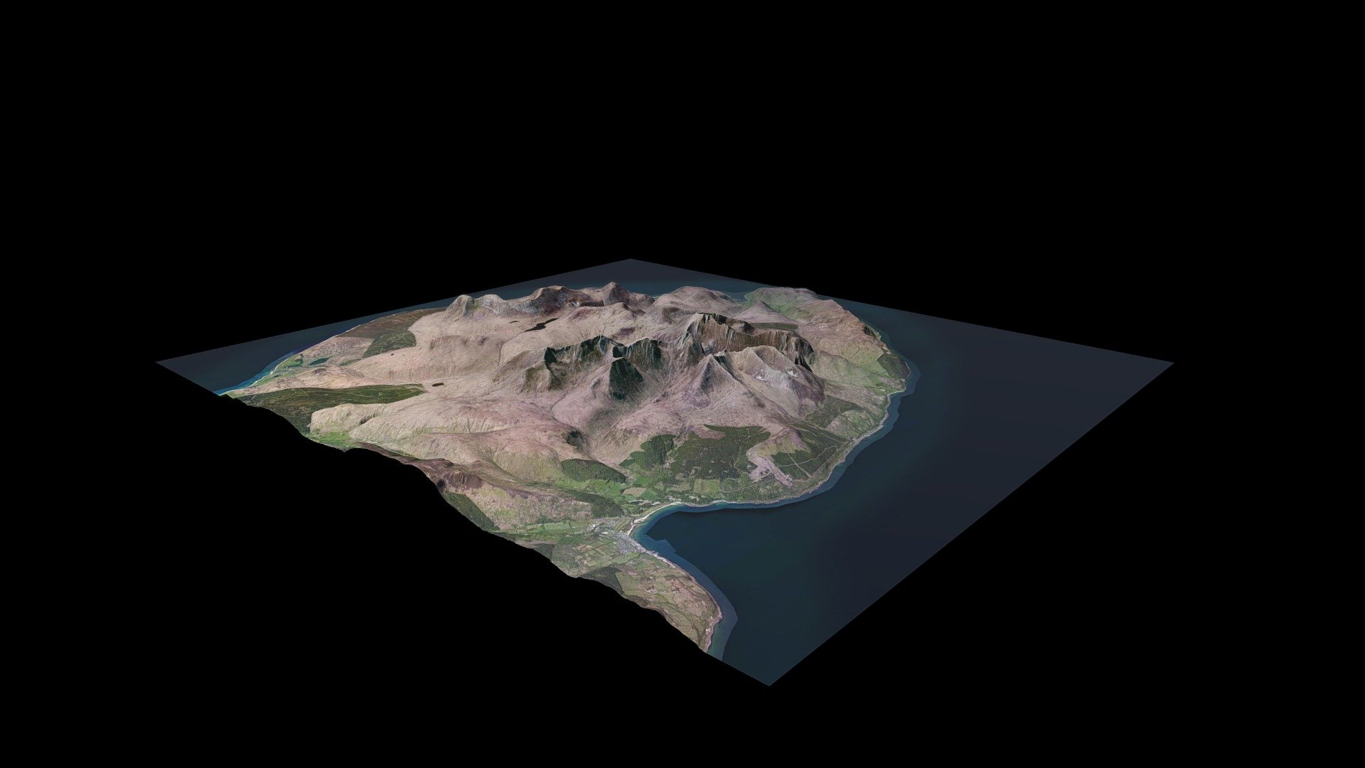 Isle of Arran (North) - Download Free 3D model by Tony.Richards ...