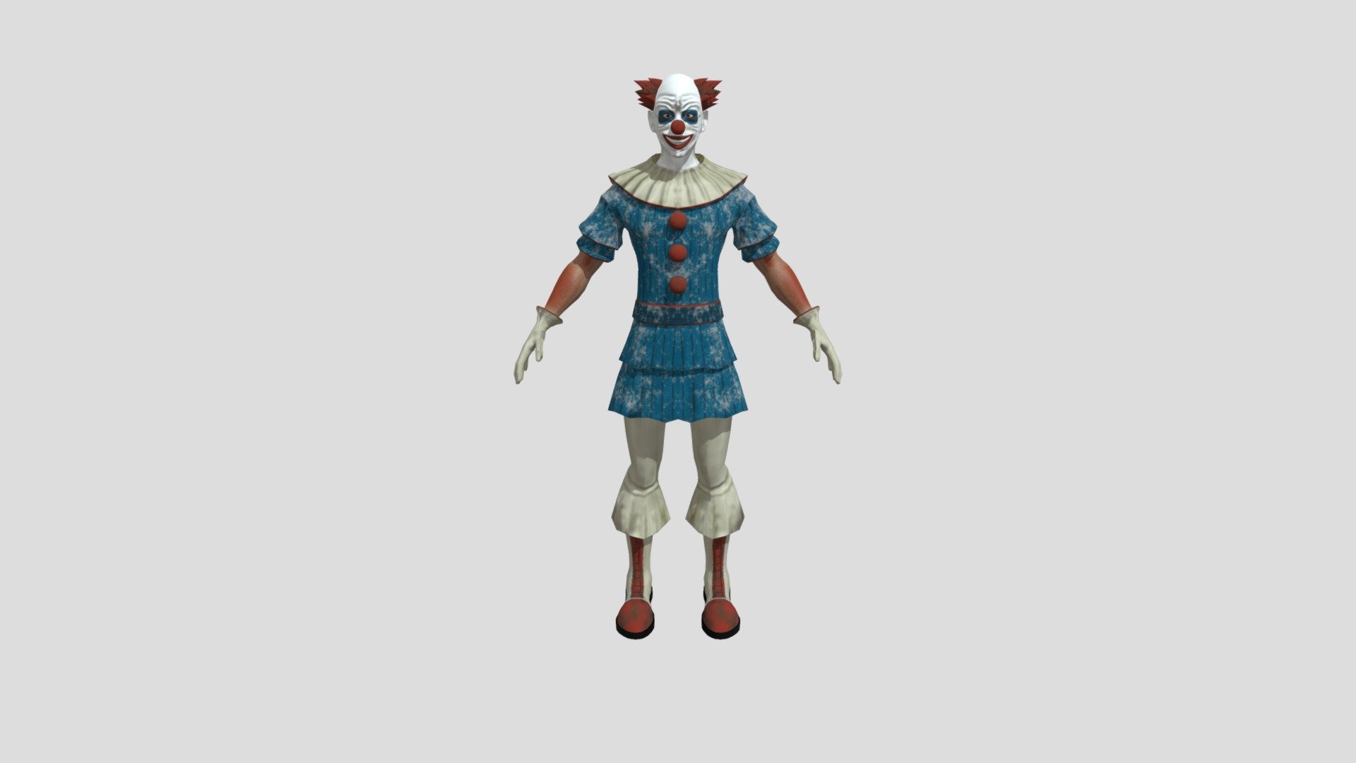 Clown - 3D model by Nikolai (@mikolf) [832174e] - Sketchfab