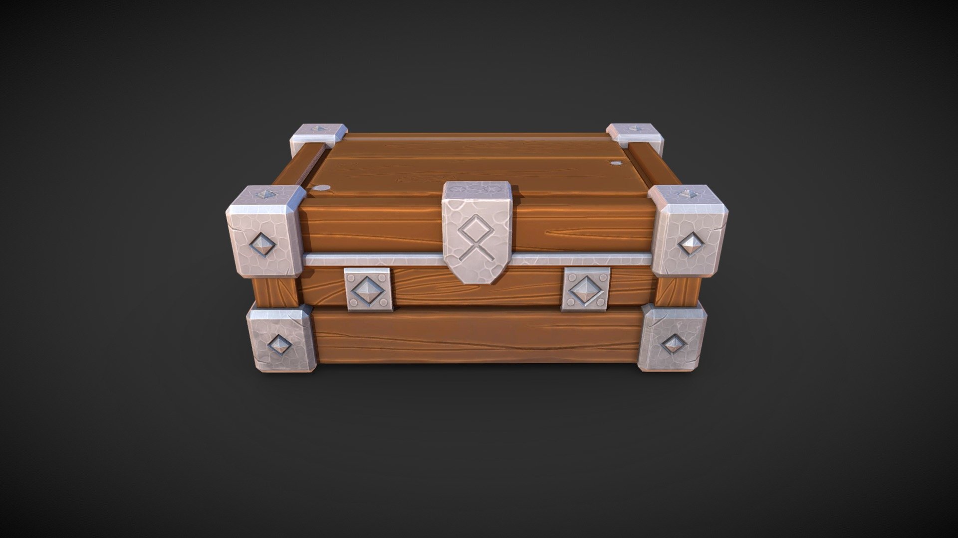 Stylized Simple Runic Treasure - Download Free 3D model by nikoskrobek [8324b01] - Sketchfab