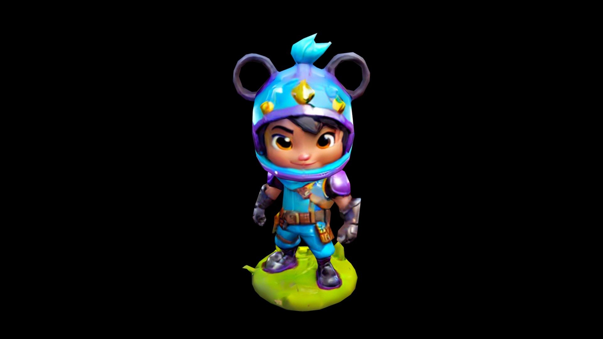 Heres a sketch of the character "Riley Blueheart - Download Free 3D ...