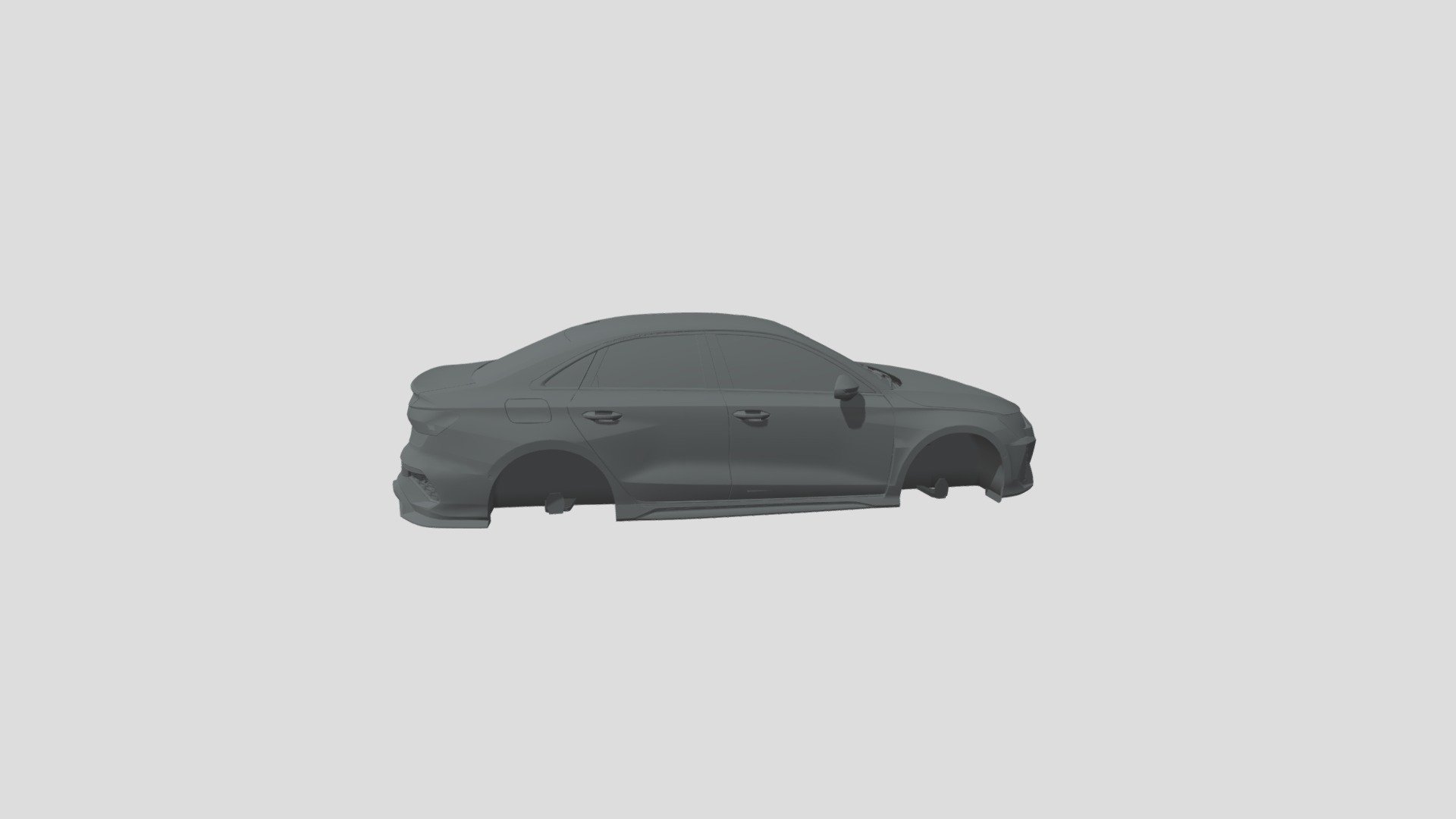 Audi Rs3 sedan 2022 - Download Free 3D model by Ludoo (@ludo0) [83259ff ...