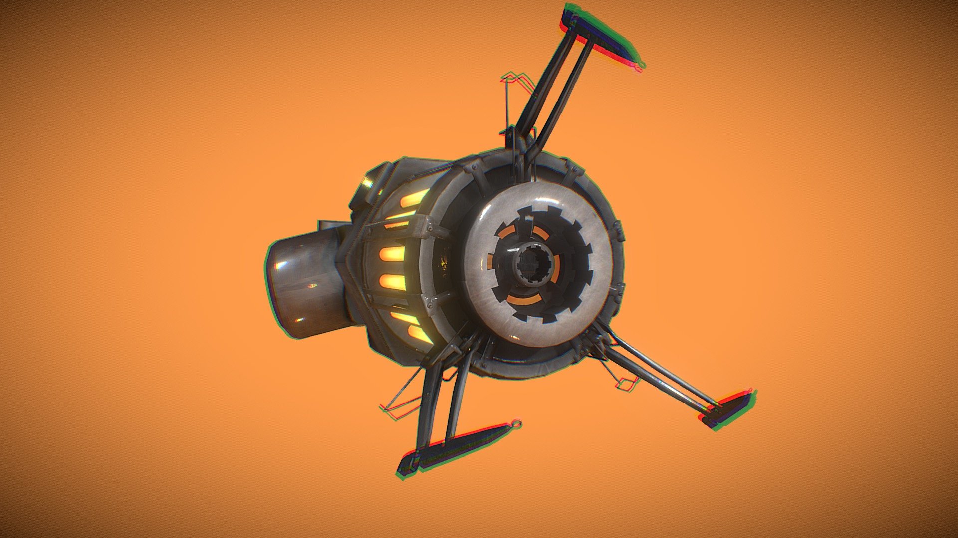 Gravity Gun with back thing - Download Free 3D model by Mozza ...