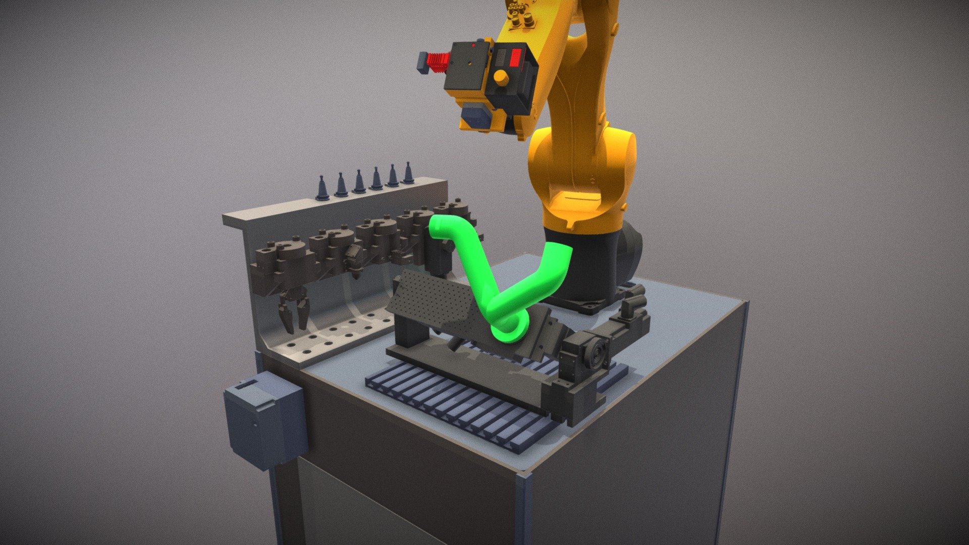 Roboter with Extruder - 3D model by Datentechnik Reitz GmbH & Co. KG ...