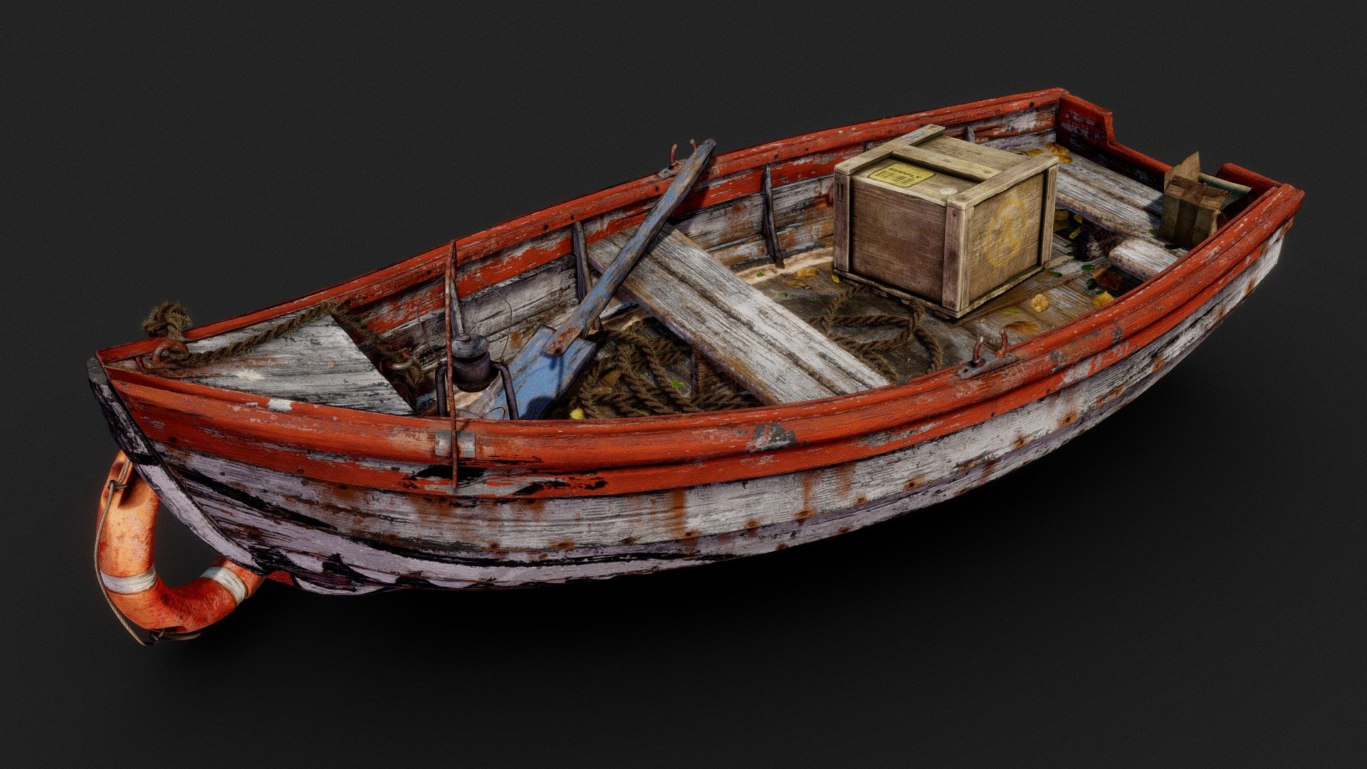 Old Boat - Swamp Diorama - 3D model by anujhk [8327921] - Sketchfab