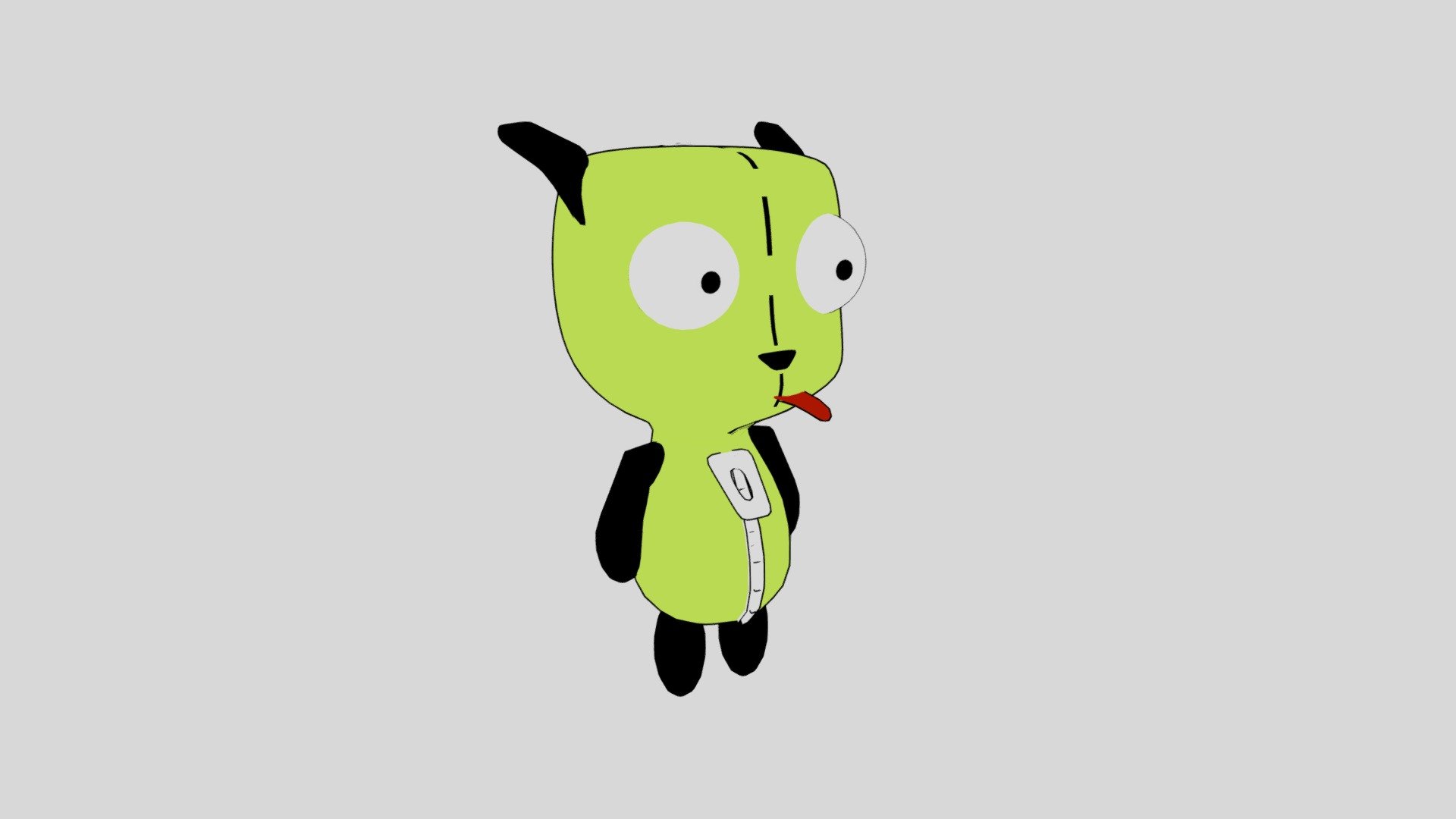 GIR CARTOON - 3D model by fran.senes (@franse_art) [832974f] - Sketchfab