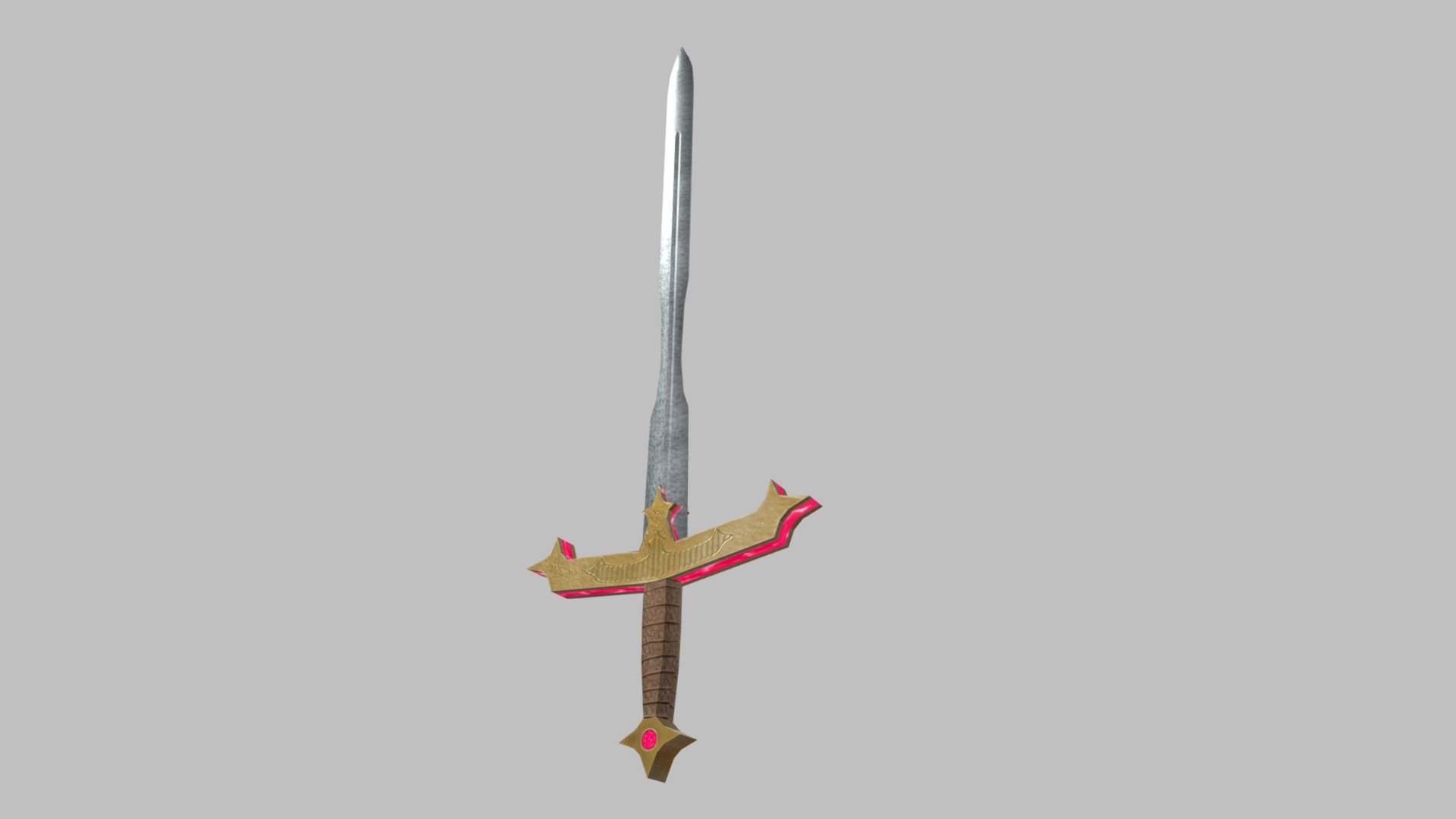 Ruby Sword - Buy Royalty Free 3D model by runnair [832c512] - Sketchfab ...