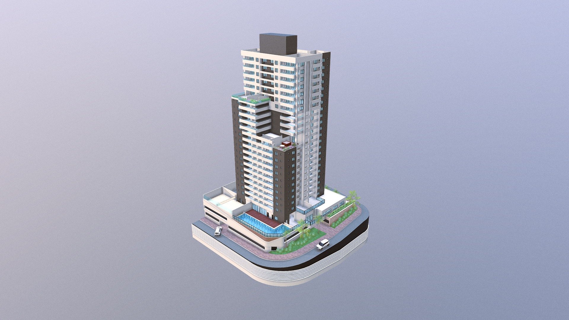Maxi incorp - Garnet - Externo - 3D model by Studio 360 (@felipeperini ...