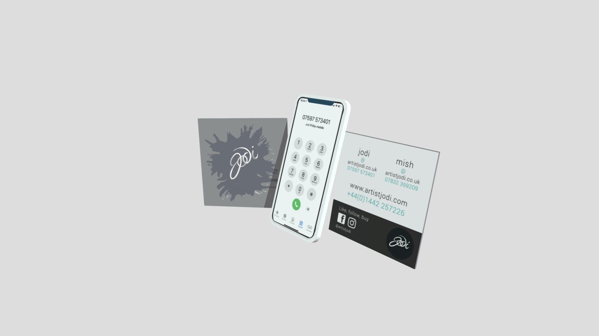 Business-card - Download Free 3D model by Sasha Apple (@pupil1931 ...