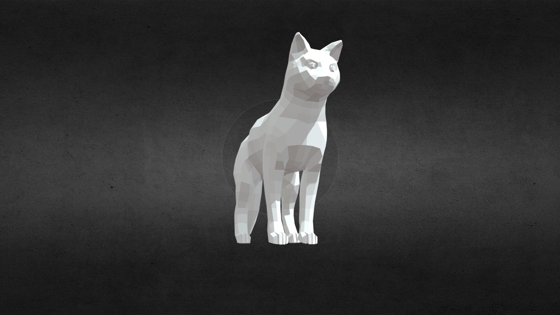 Cat - low poly - 3D model by dasa tisonova (@ddaassaa) [832f27d ...