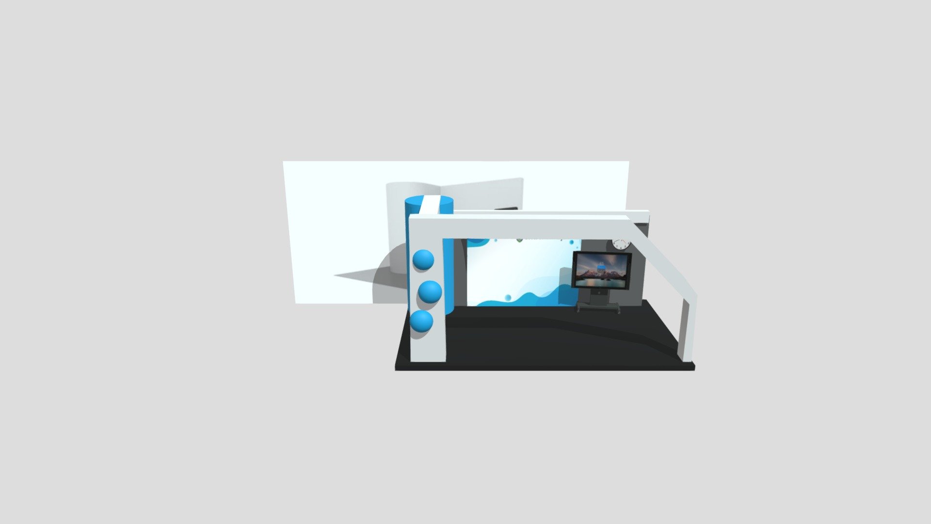booth3d - 3D model by tag86167 [8336132] - Sketchfab