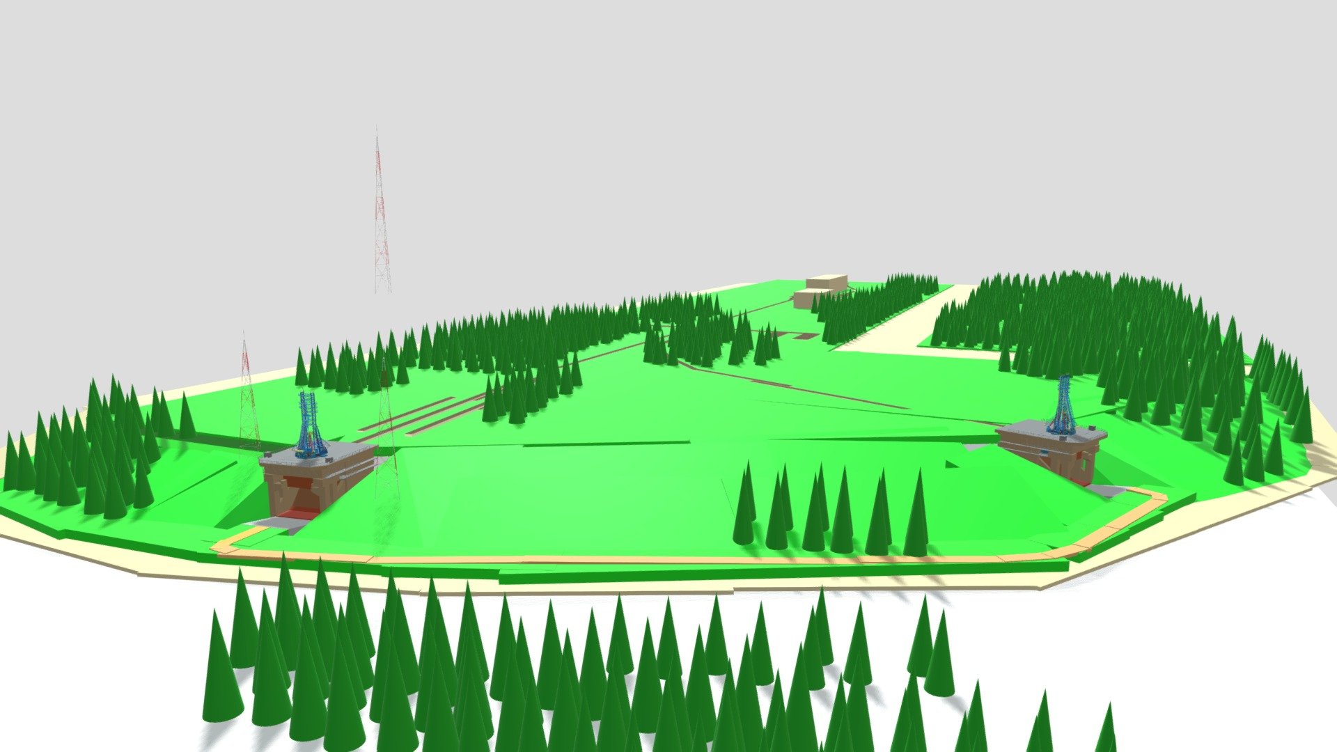 Plesetsk Cosmodrome Site 43 - Download Free 3D model by Soviet Model ...