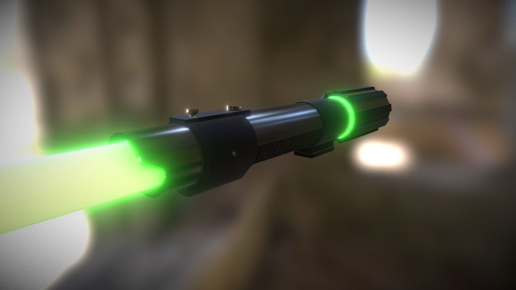 Luke's "Half Evil" Lightsaber - 3D model by DomesticBear [8339116 ...