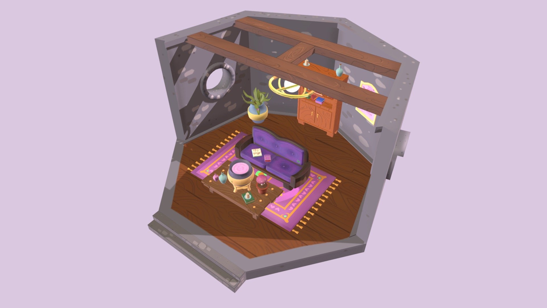 Wizard's Lair - 3D model by Luke Tibbitts (@luket04) [833a152] - Sketchfab