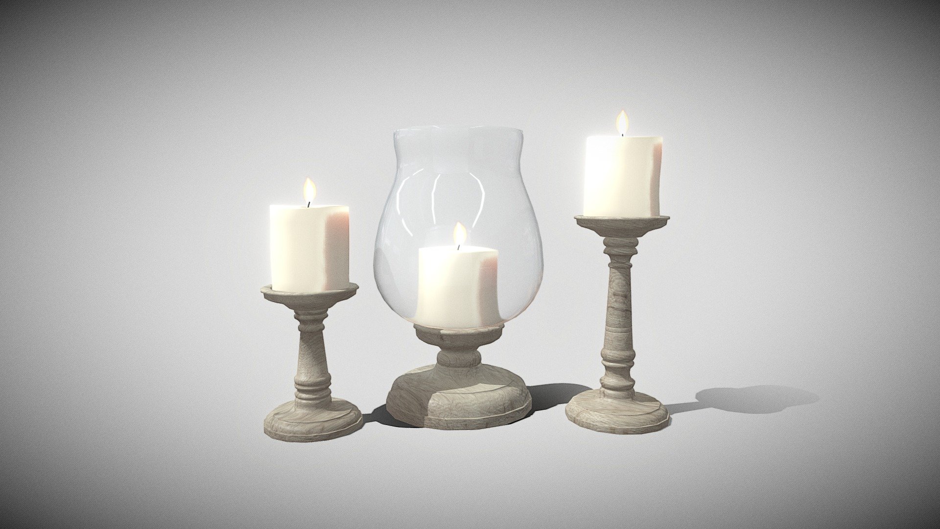 Bougies / Candles - Download Free 3D model by newmag2207 [833a381 ...