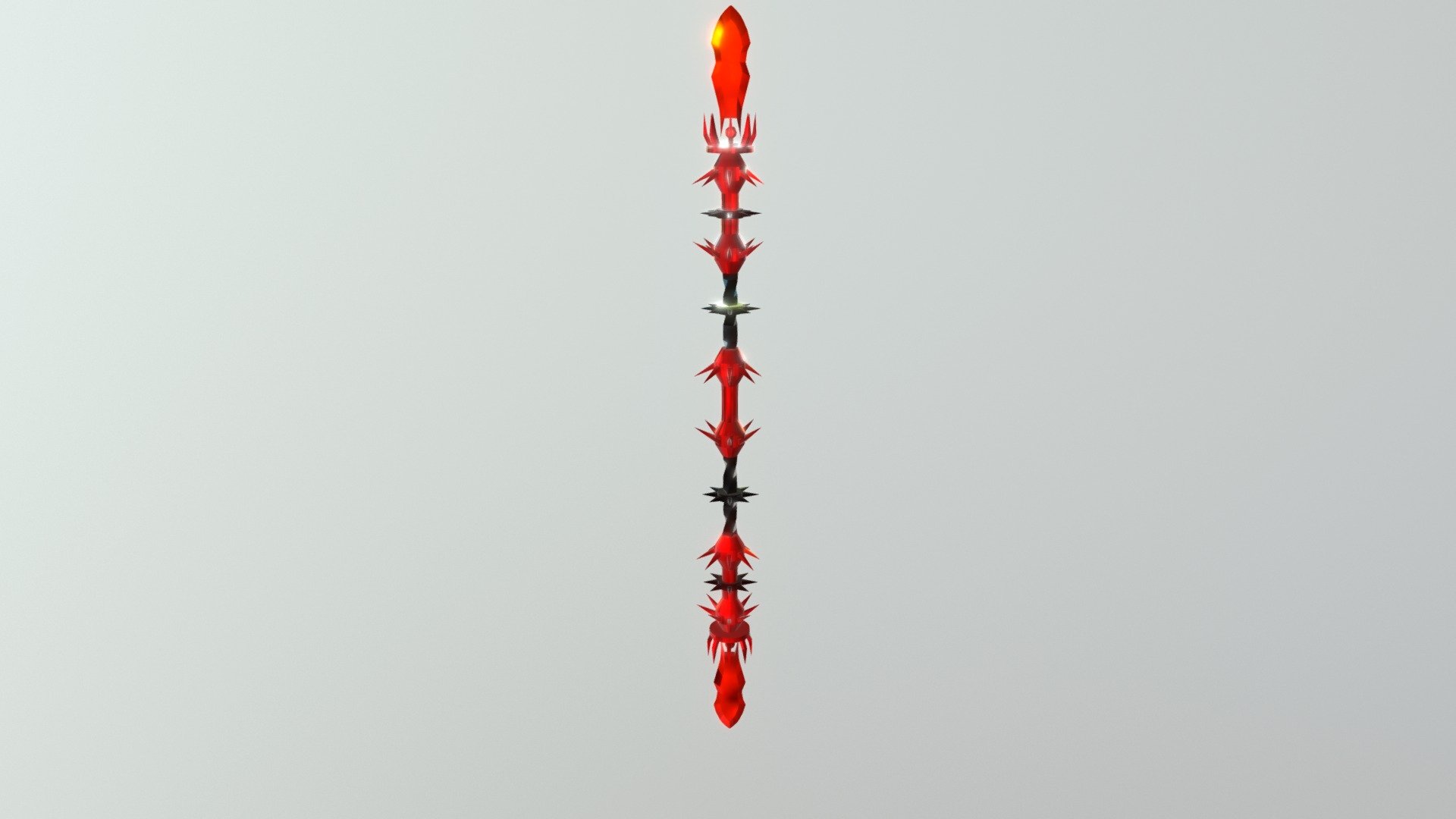 Devil Dual Spear V1 - 3D model by Michael (@m.alhesan) [833bad9 ...