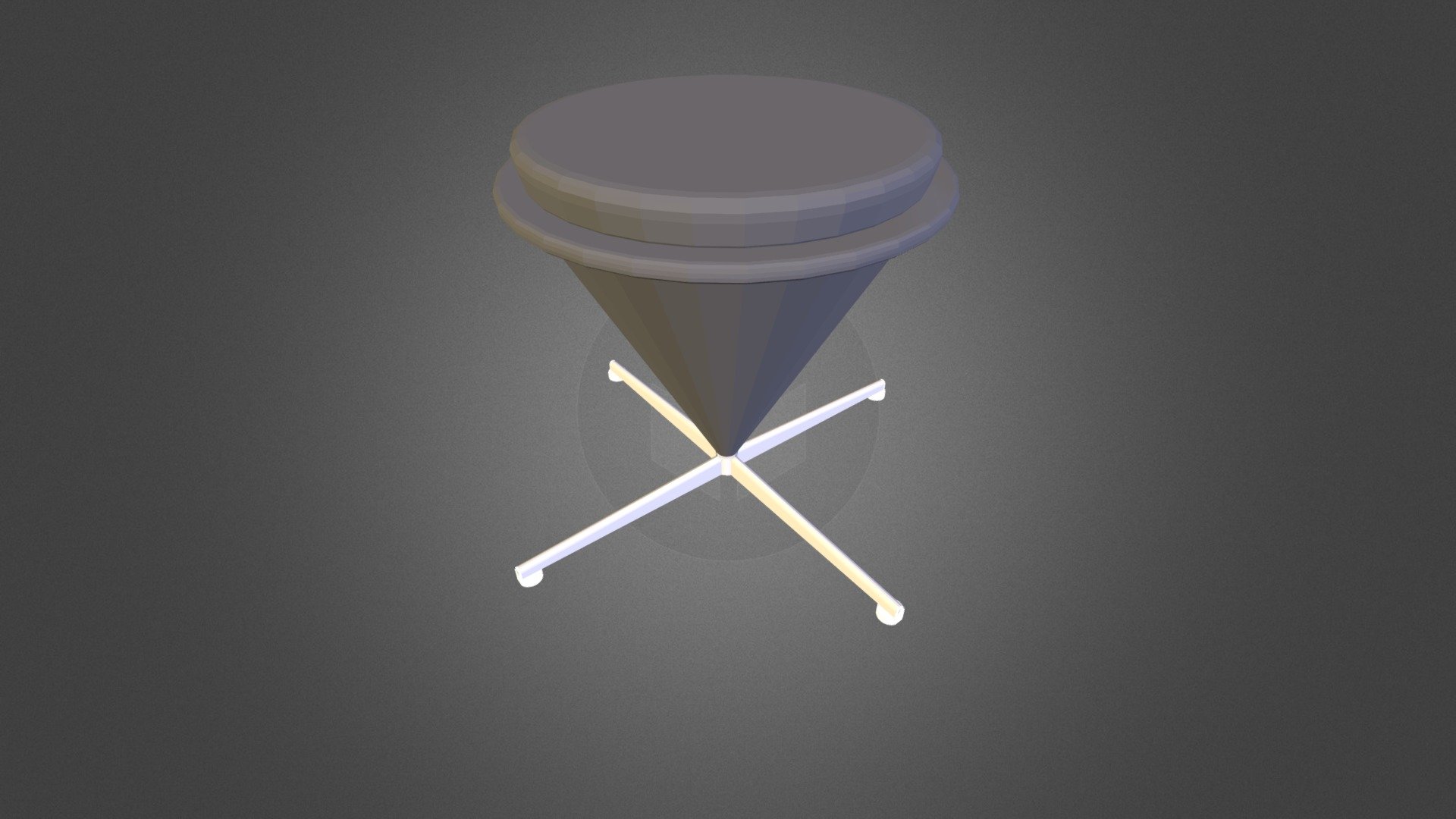 Cone Stool - 3D model by Vitra [833c2d5] - Sketchfab