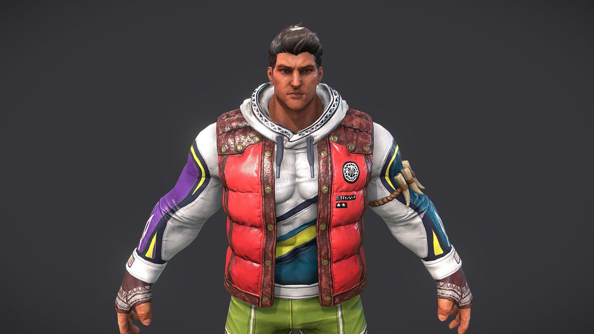 athlete - 3D model by neogools [833c804] - Sketchfab