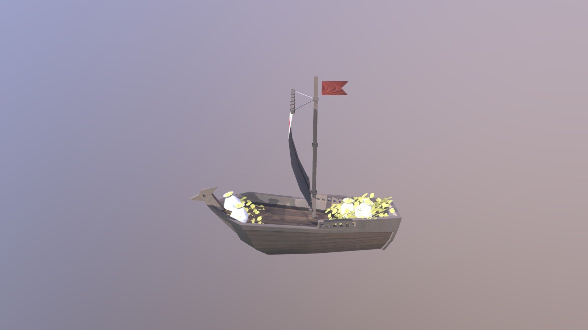 treasure ship - 3D model by dixie762 [833e511] - Sketchfab