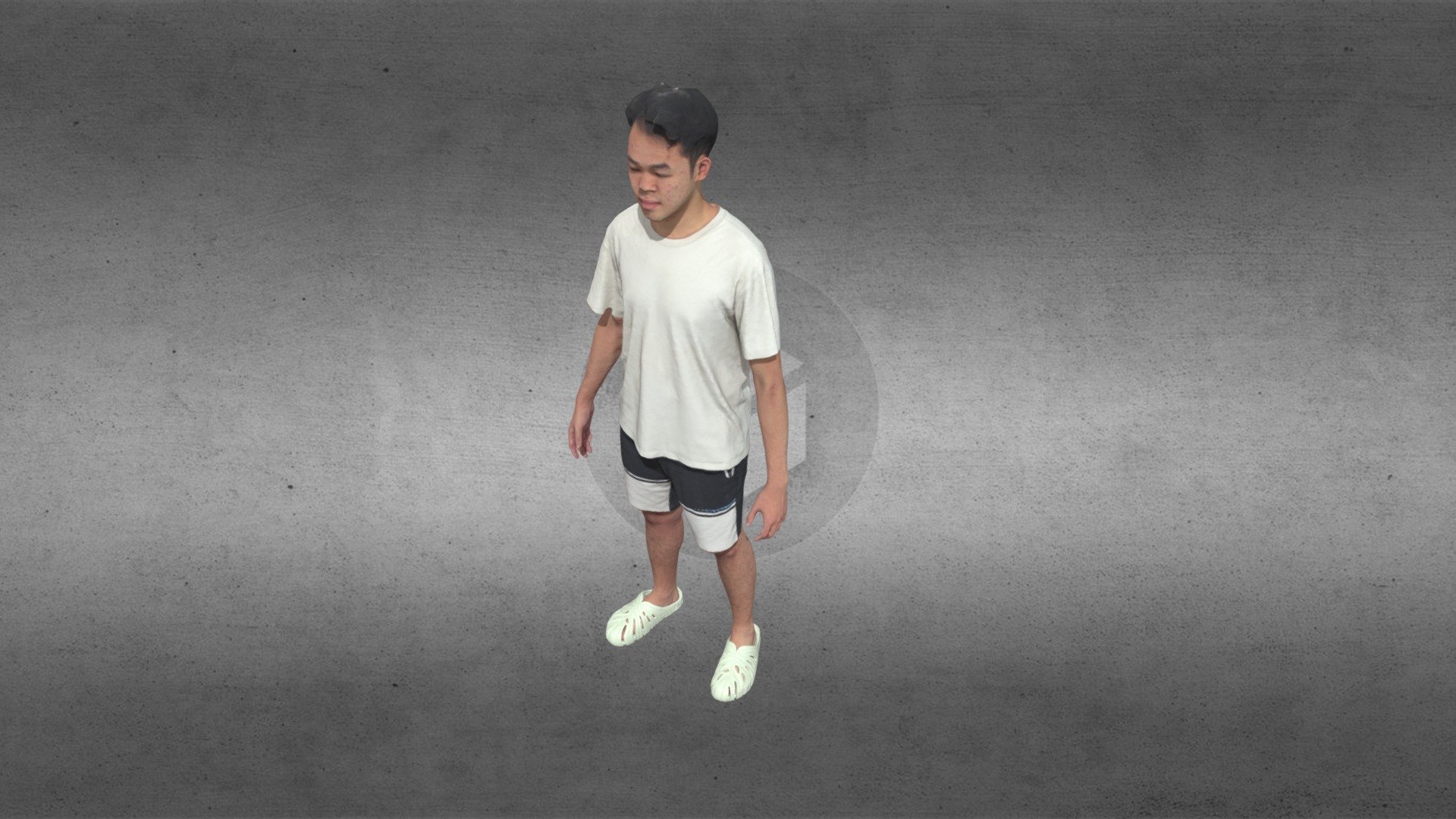 Walking With Slipper EVA PODO - 3D model by phonggbm [833eda5] - Sketchfab