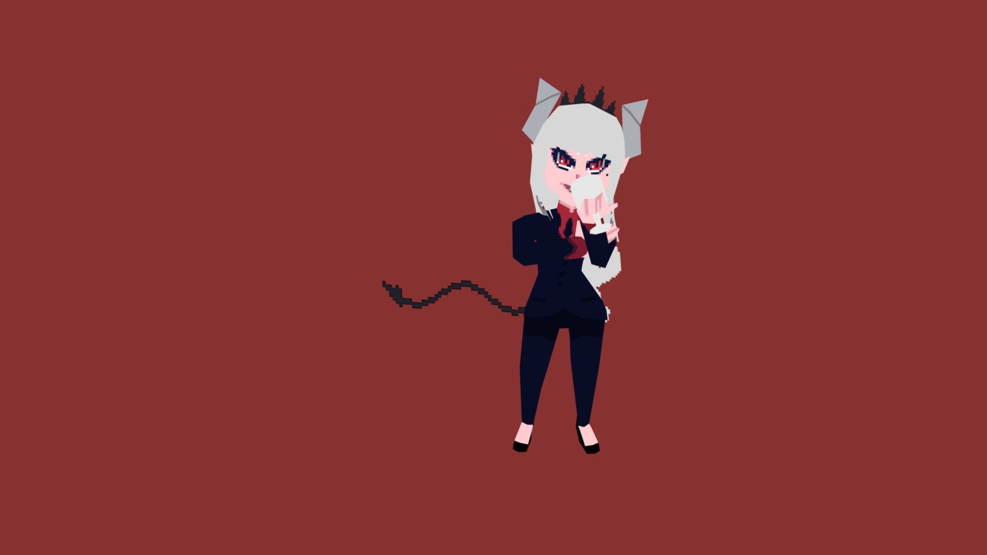 [Helltaker] Ceo of Hell. - 3D model by Dominus (@P_Dominus) [833f3f1 ...