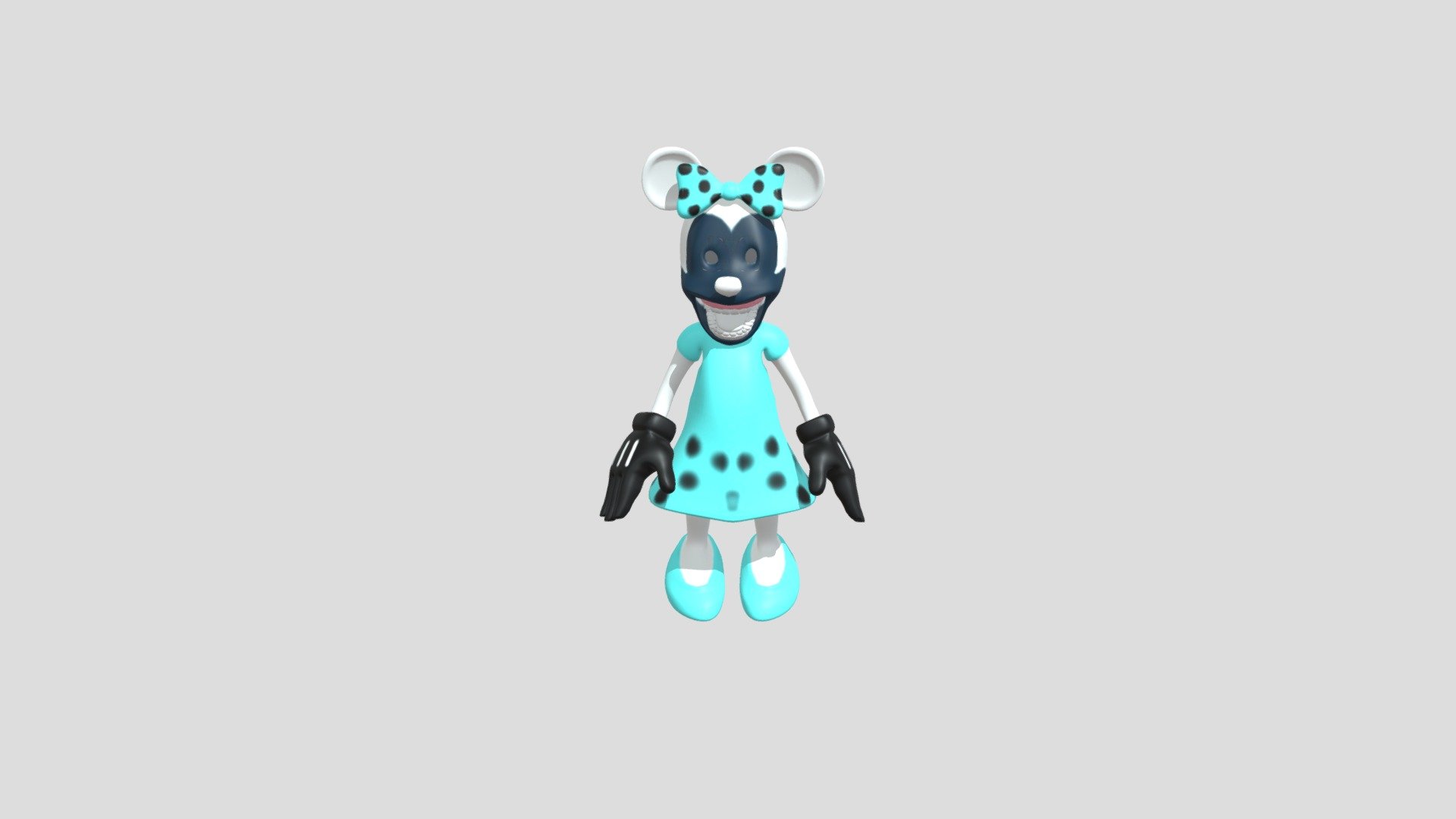 Classic Photo Negative Minnie - Download Free 3D model by NachiG ...