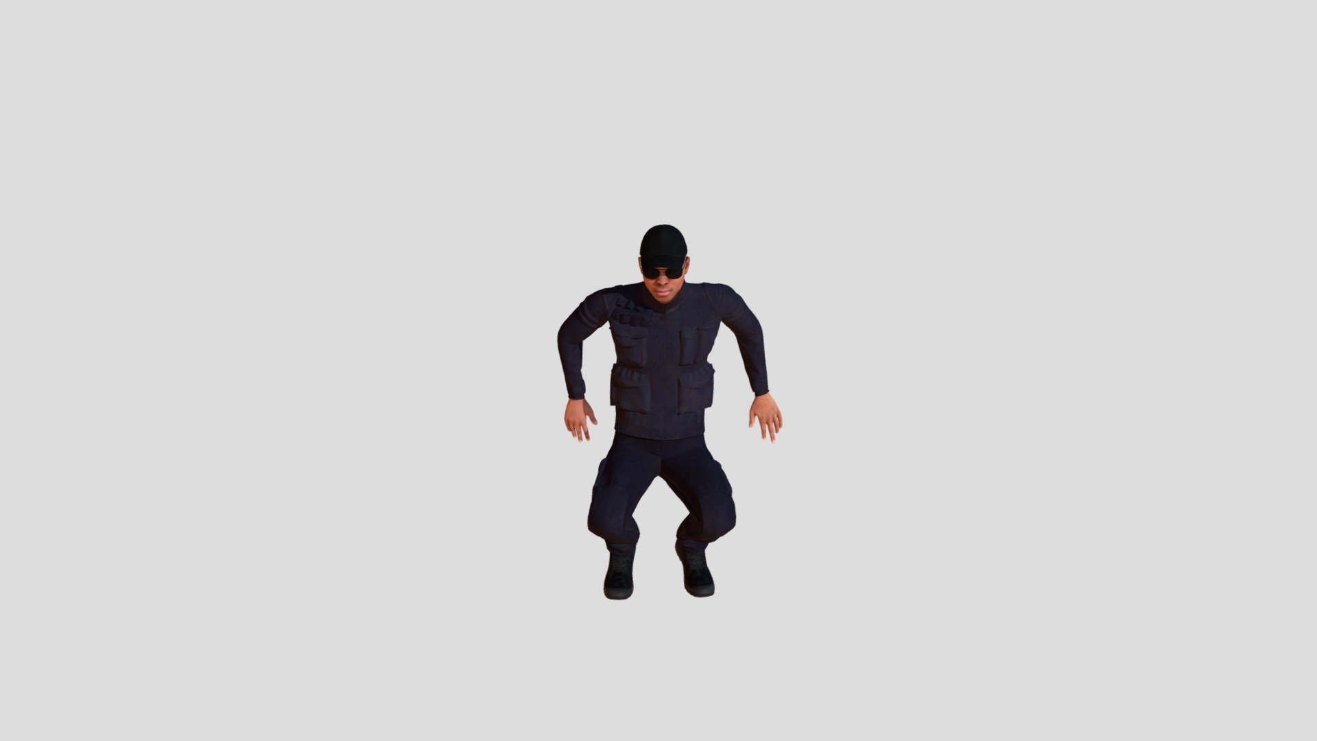 security guard - Download Free 3D model by indoraptor (@isaicolinapinto ...