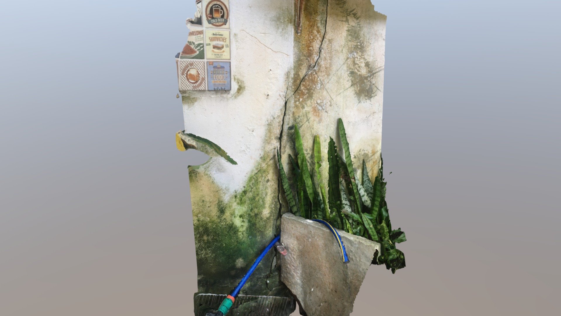 Wall Crack - Download Free 3D model by johnshout [8344bc3] - Sketchfab