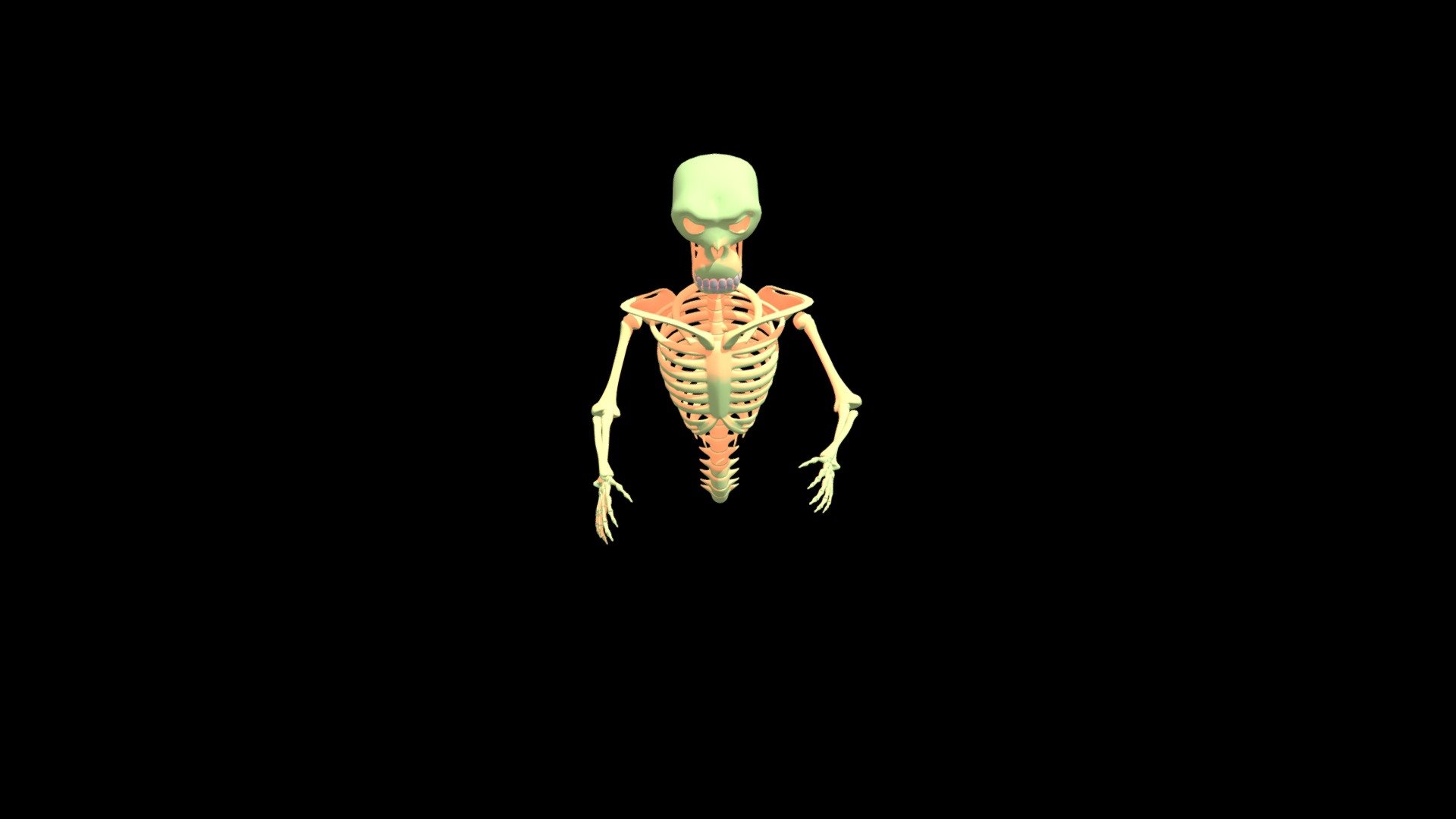 Skeleton monster - 3D model by Zach G. (@M4dH4tter) [8345f29] - Sketchfab