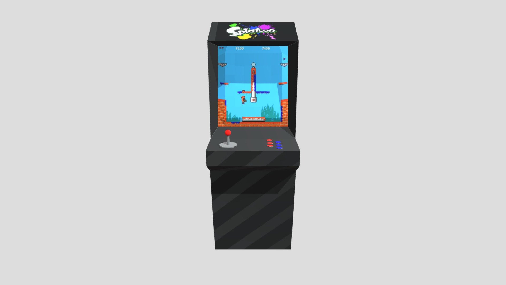 Splatoonarcade - 3D model by Abysaru [8346bf0] - Sketchfab