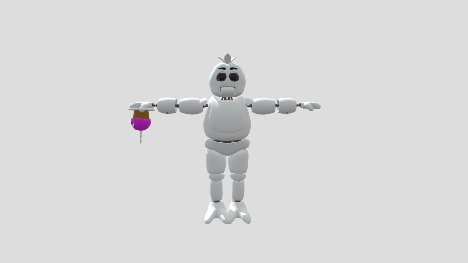 Beakless Chica MFMP - Download Free 3D model by dwall8611 [8346e41 ...