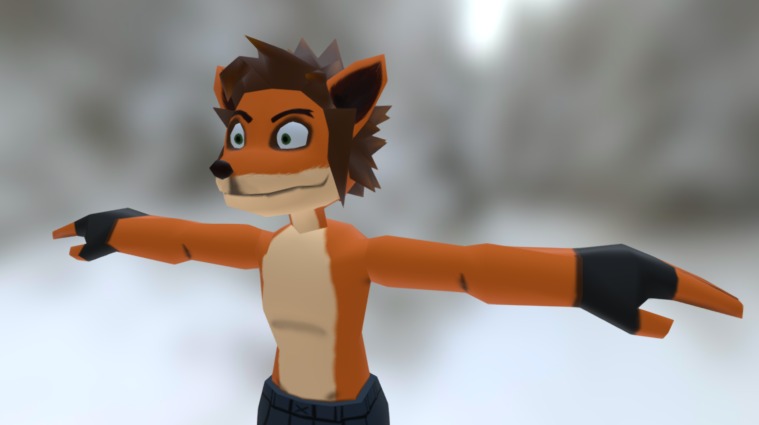 Crash Bandicoot - 3D model by UrbanFoxGamer [8348ed7] - Sketchfab