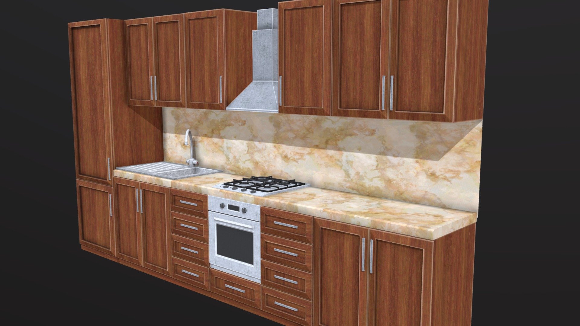 Kitchen - Download Free 3D model by AEN (@aenikl) [83492c3] - Sketchfab