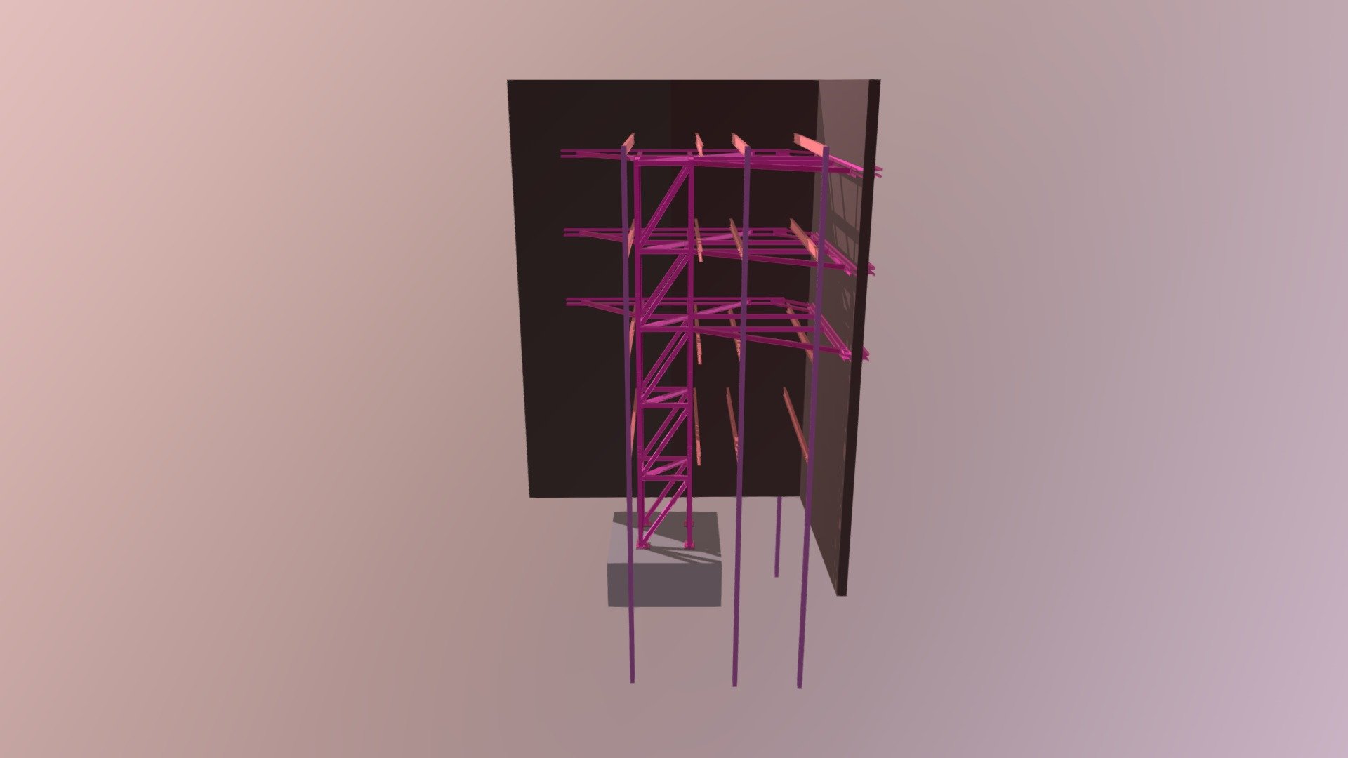 Temporary Steel Support - 3D model by Independent Design House Ltd ...