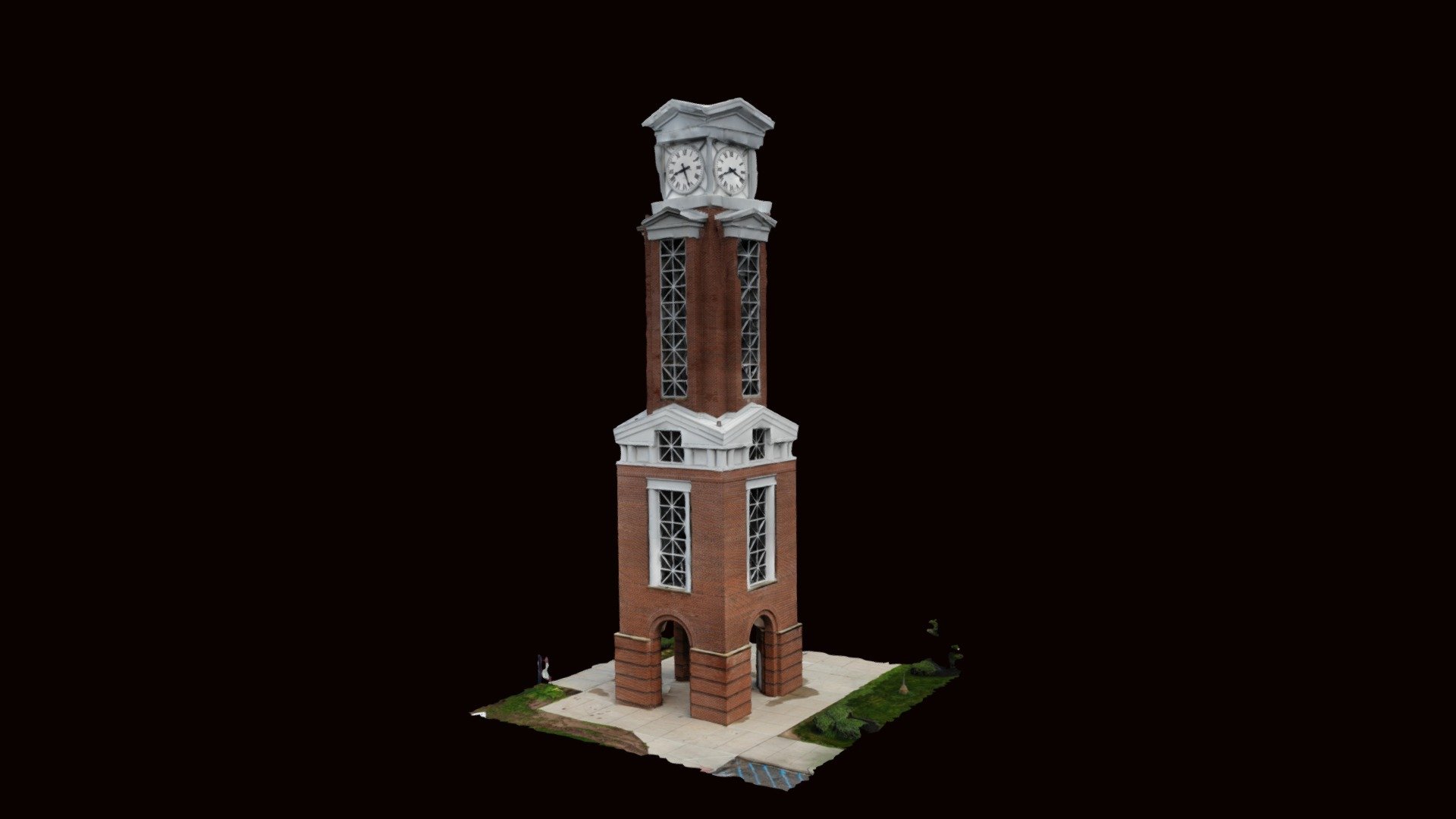 Clock Tower at Eastern CT State Univ. - 3D model by hyattj [834cecf ...