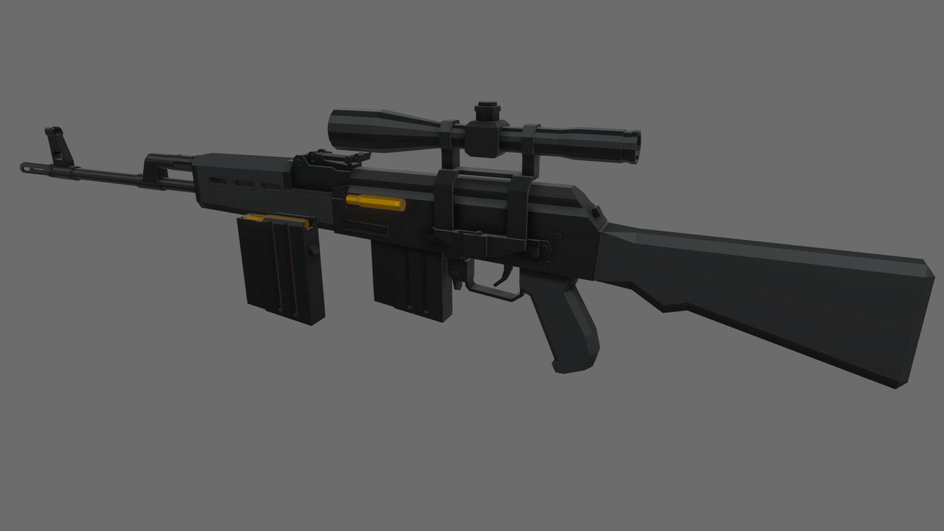 low-poly Zastava M76 - Download Free 3D model by D_U (@DU1701) [834dd59 ...