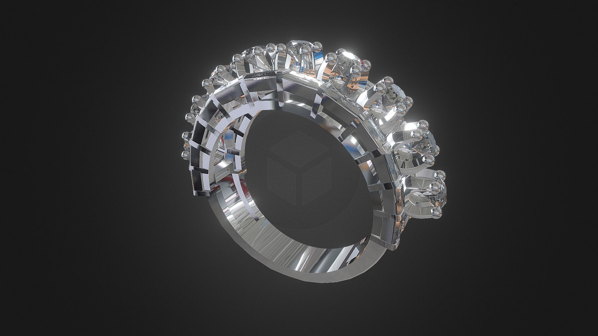Wedding Band - 3D model by khattab.go [834de6b] - Sketchfab