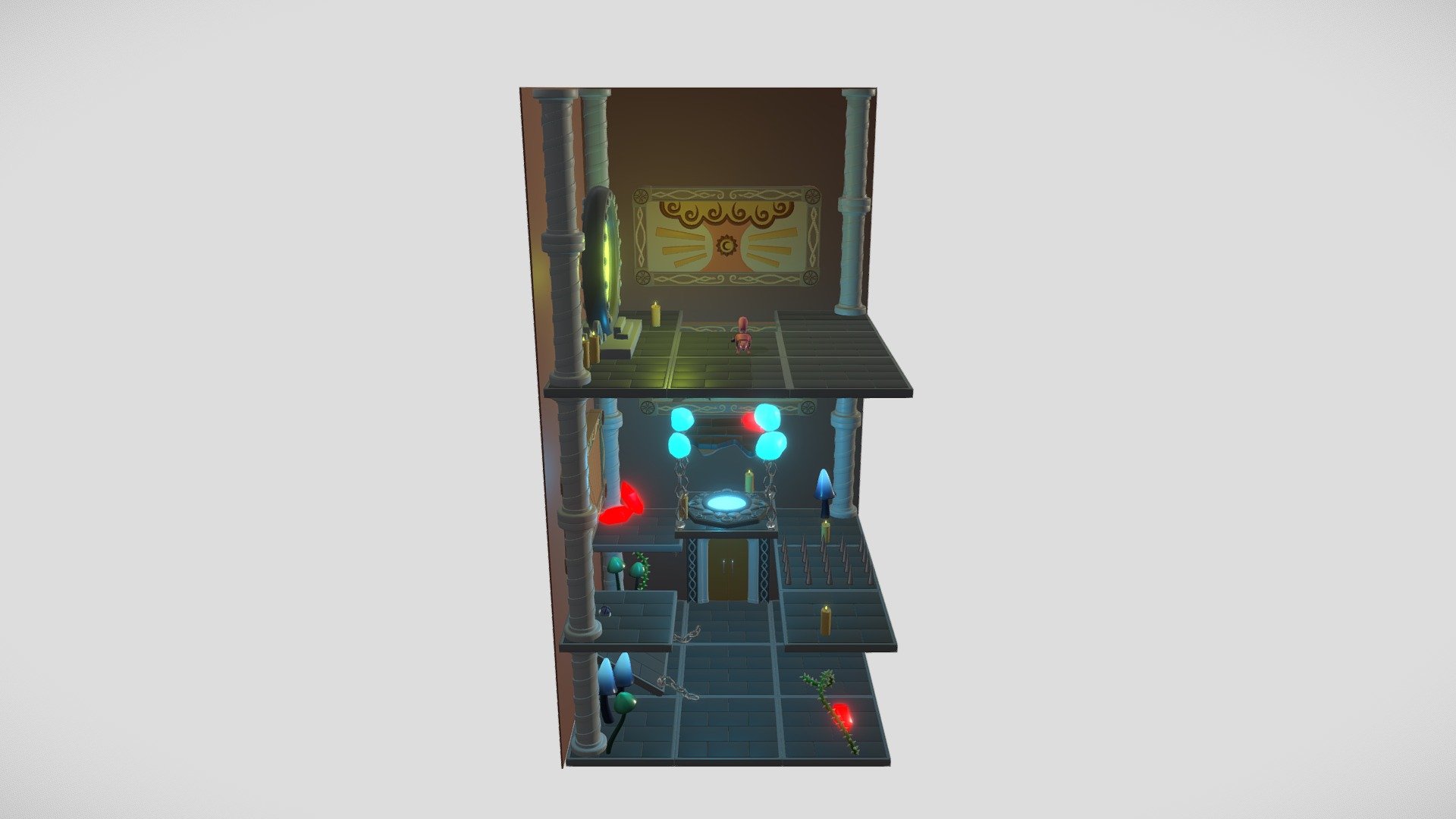 GameDev Diorama - 3D model by Mr.Bridgebus [834e87a] - Sketchfab